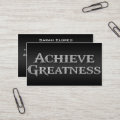 Achieve Greatness Professional Business Card | Zazzle