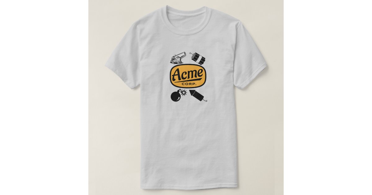 "Acme Corp." Logo Shirt | Zazzle