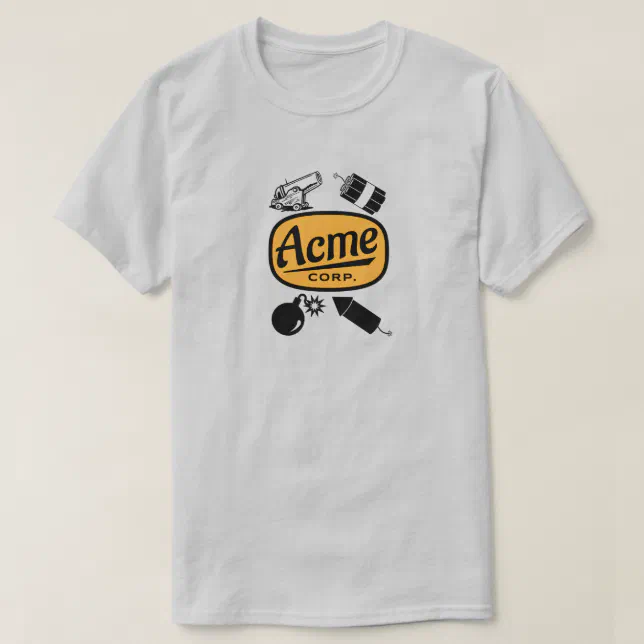"Acme Corp." Logo Shirt | Zazzle