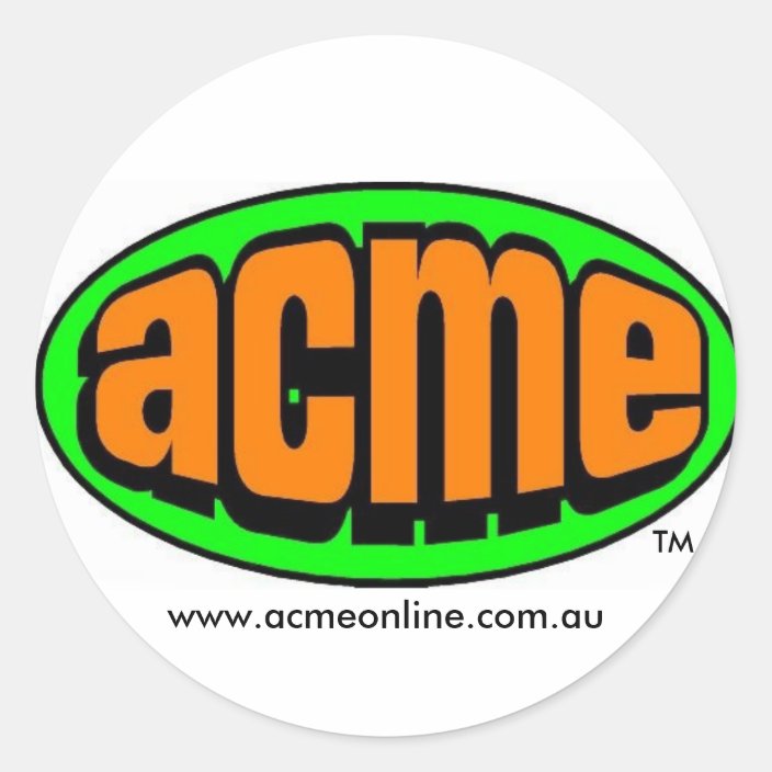 ACME Sticker | Zazzle.com