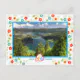 Açores Island - The Sete Cidades lagoon Postcard | Zazzle