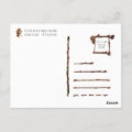 Acorn elves on the Christmas decoration Christmas Postcard | Zazzle