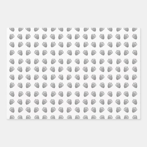 Acorn Line Art Pattern Wrapping Paper Sheets | Zazzle