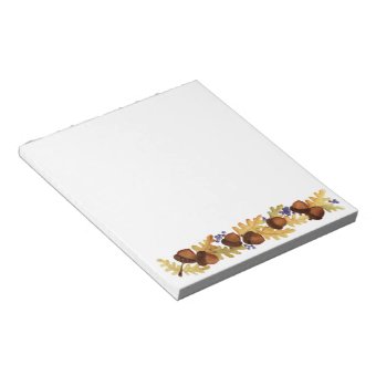 Acorn Notepad | Zazzle