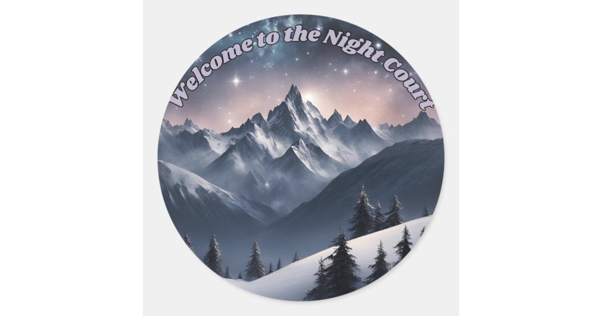 ACOTAR Night Court Sticker | Zazzle