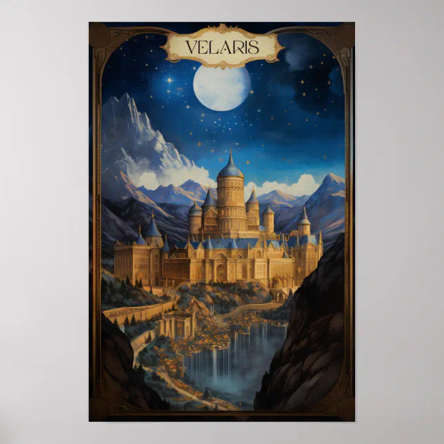 ACOTAR Velaris Travel Poster | Zazzle