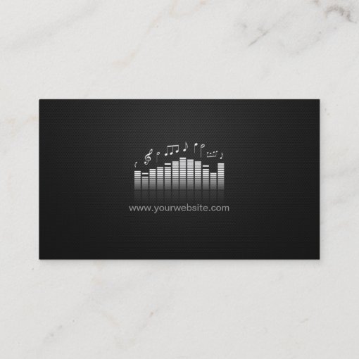 Acoustic Audio Sound Designer Engineer Director Business Card | Zazzle
