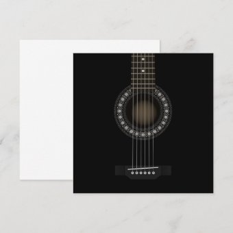 Acoustic Guitar Invitation | Zazzle