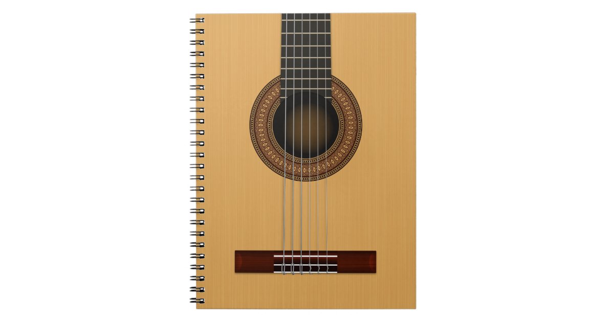 Acoustic Guitar Notebook | Zazzle