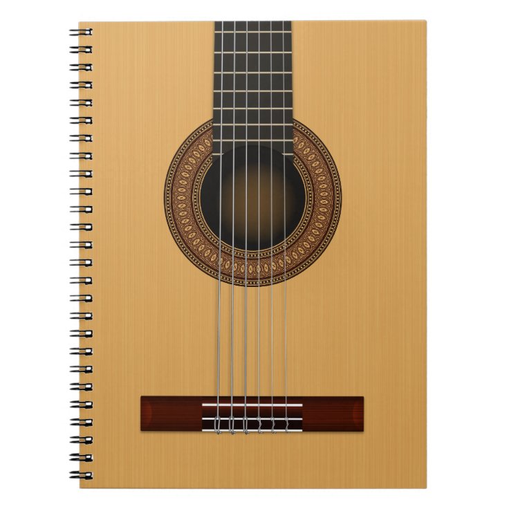 Acoustic Guitar Notebook | Zazzle