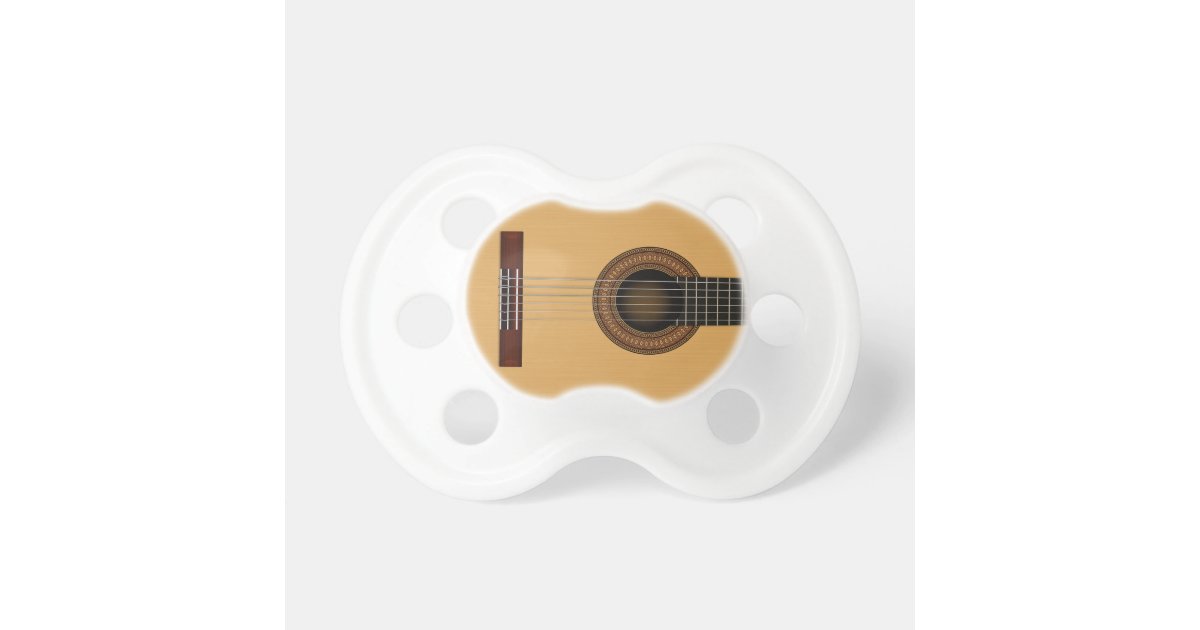 Acoustic Guitar Pacifiers | Zazzle