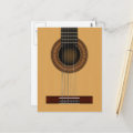 Acoustic Guitar Postcard | Zazzle