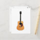 Acoustic Guitar vertical Postcard | Zazzle
