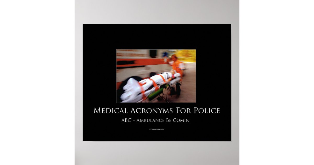 Acronyms Motivational Poster | Zazzle
