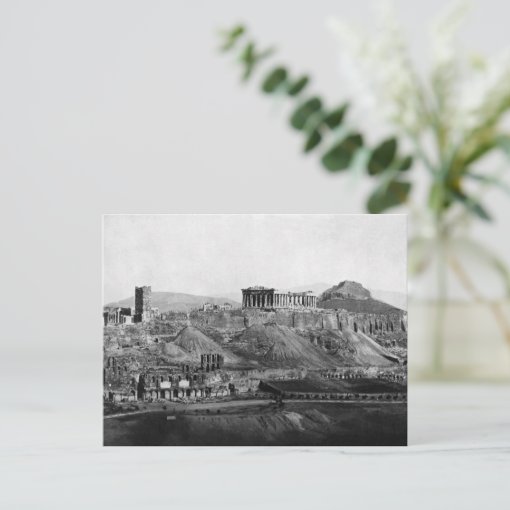 Acropolis ~ Acropolis of Athens Greece 1865 Postcard | Zazzle