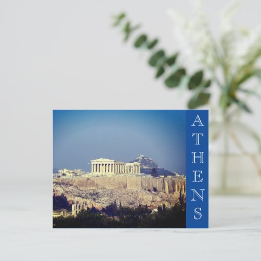 acropolis athens greece postcard | Zazzle