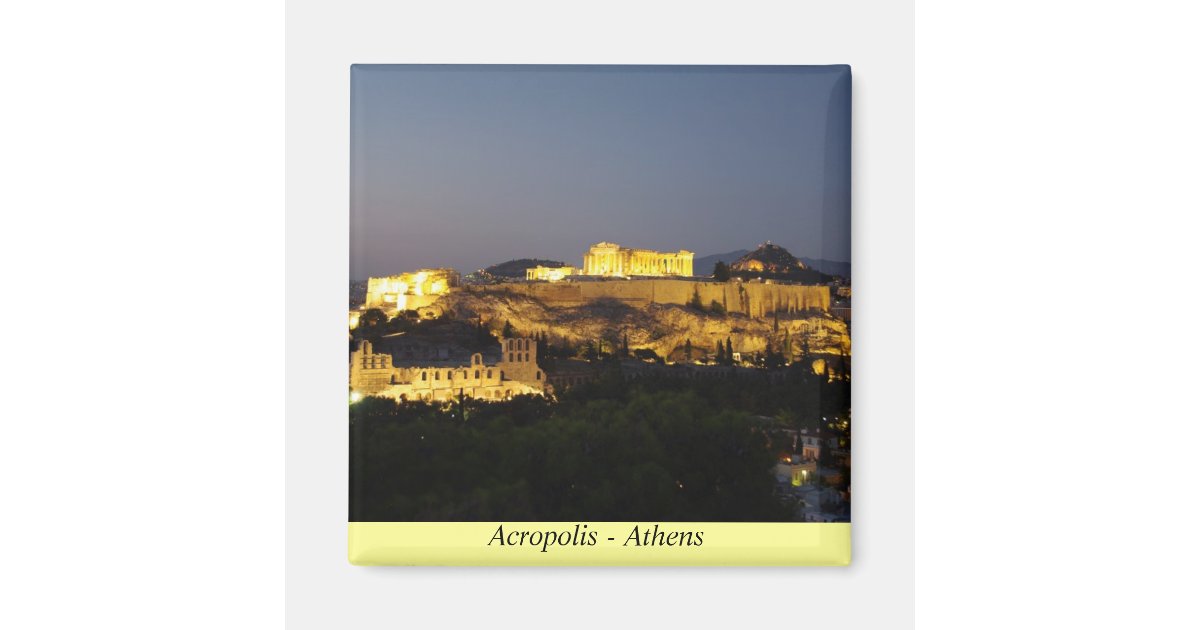 Acropolis - Athens Magnet | Zazzle