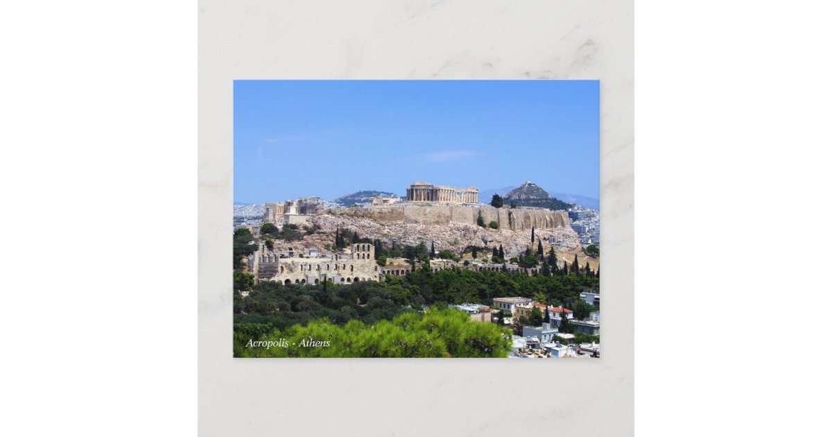 Acropolis – Athens Postcard | Zazzle