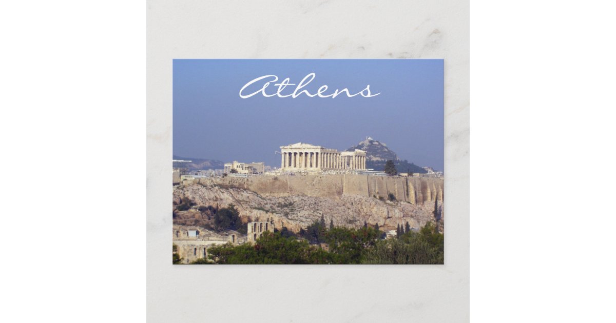 acropolis athens postcard | Zazzle