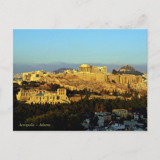 Acropolis – Athens Postcard | Zazzle.com