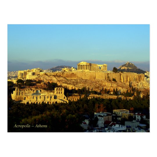 Acropolis – Athens Postcard | Zazzle.com