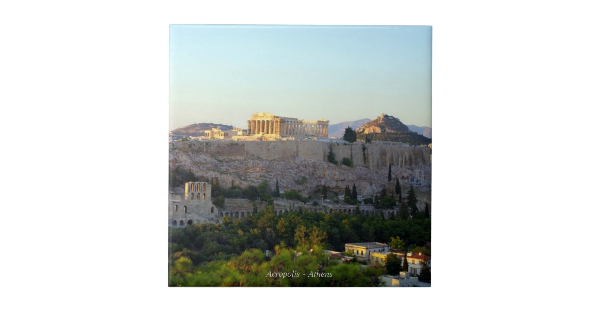Acropolis – Athens Tile | Zazzle