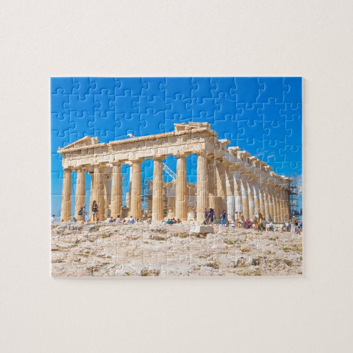 Acropolis in Athens, Greece Jigsaw Puzzle | Zazzle.com