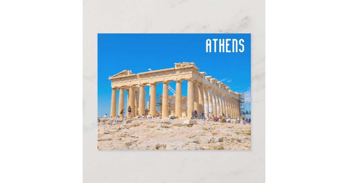 Acropolis in Athens, Greece Postcard | Zazzle