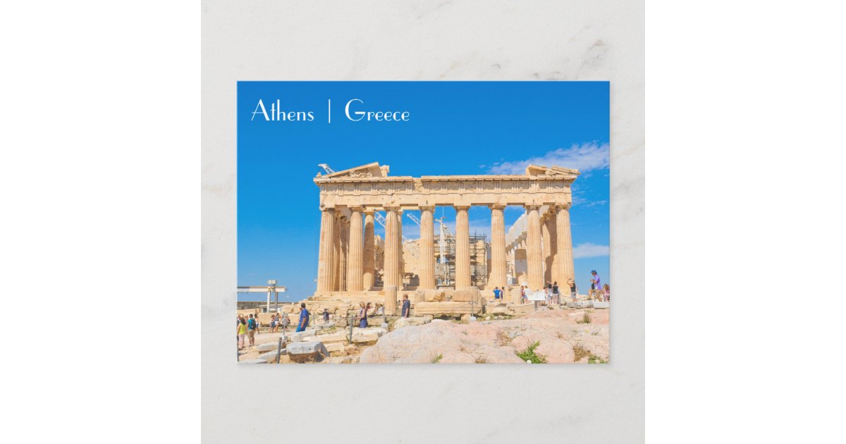 Acropolis in Athens, Greece Postcard | Zazzle