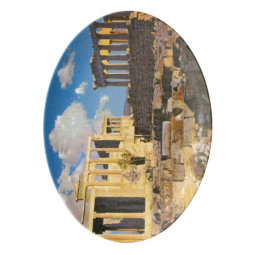 Acropolis Porcelain Serving Platter | Zazzle