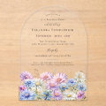 ACRYLIC ARCH 19 Birthday September Birth Flower Acrylic Invitations ...