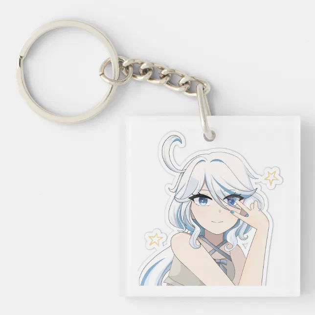 Acrylic Keychain - Furina Genshin Impact | Zazzle