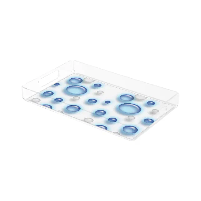 Acrylic Tray - Floating Bubbles | Zazzle