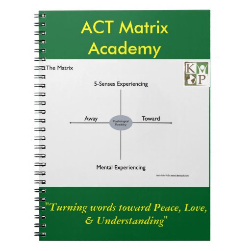 ACT Matrix Academy Notebook | Zazzle