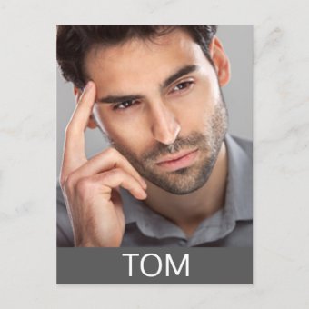 Acting Comp Cards Headshot Comp Template | Zazzle