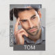 Acting Comp Cards Headshot Comp Template | Zazzle