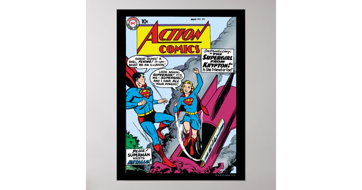 Action Comics #252 Poster | Zazzle