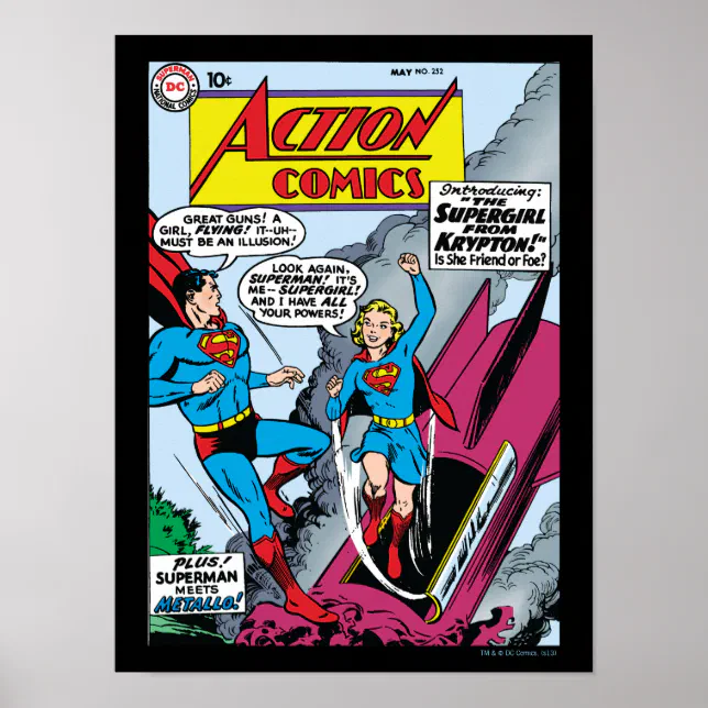 Action Comics #252 Poster | Zazzle