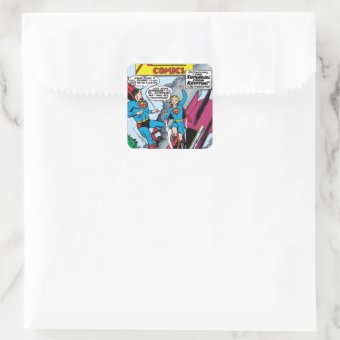 Action Comics #252 Square Sticker | Zazzle