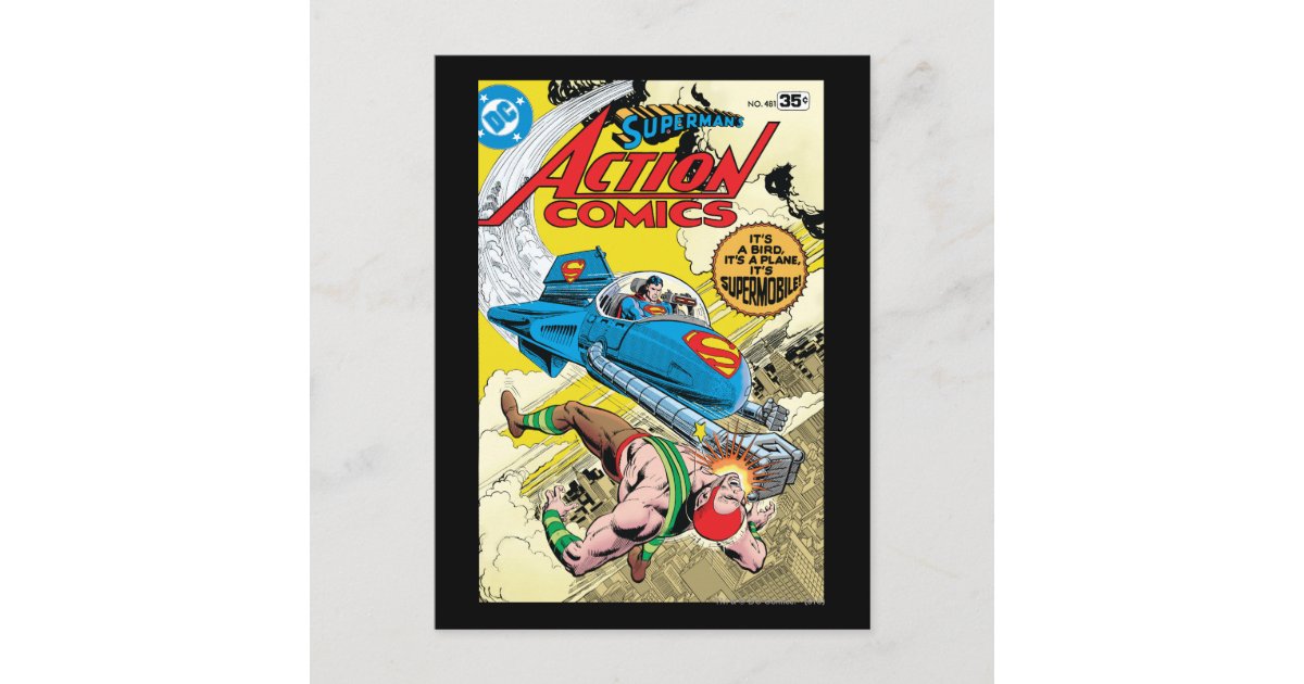 Action Comics #481 Postcard | Zazzle