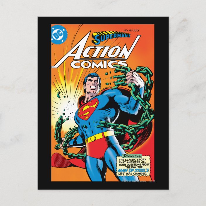 Action Comics #485 Postcard | Zazzle.com