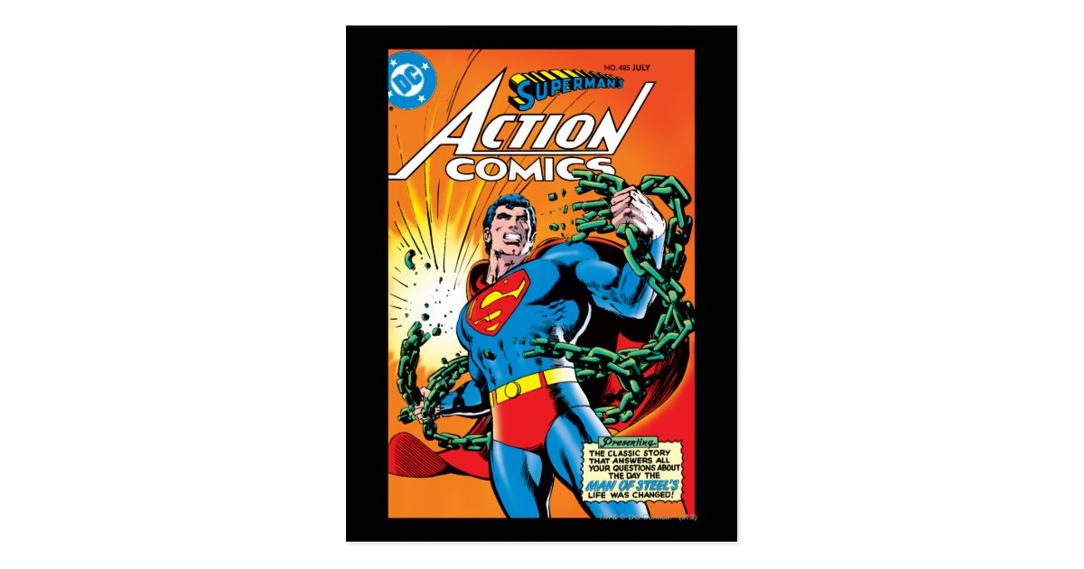 Action Comics #485 Postcard | Zazzle.com