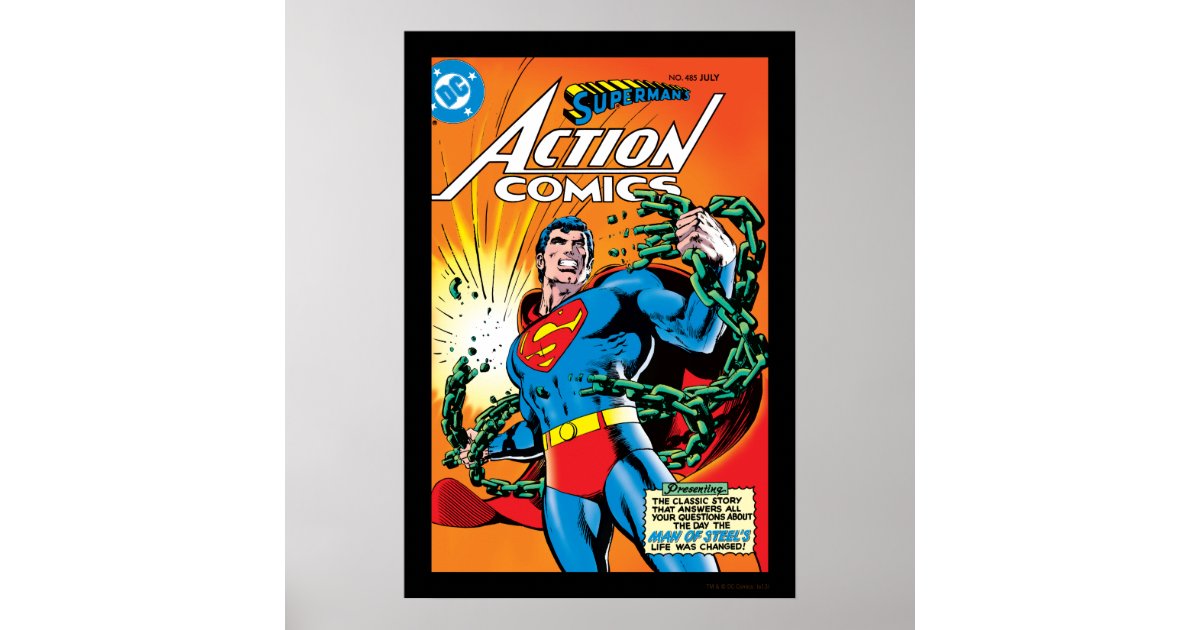 Action Comics #485 Poster | Zazzle