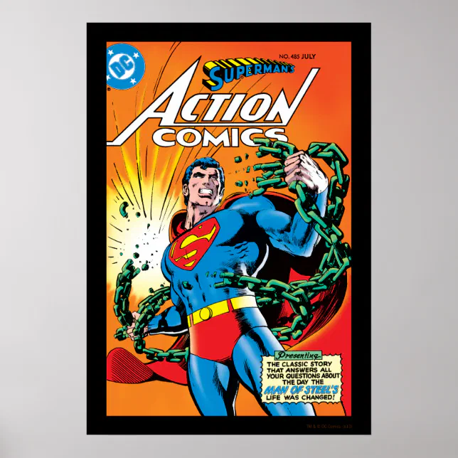 Action Comics #485 Poster | Zazzle