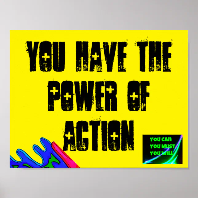 Action Poster | Zazzle