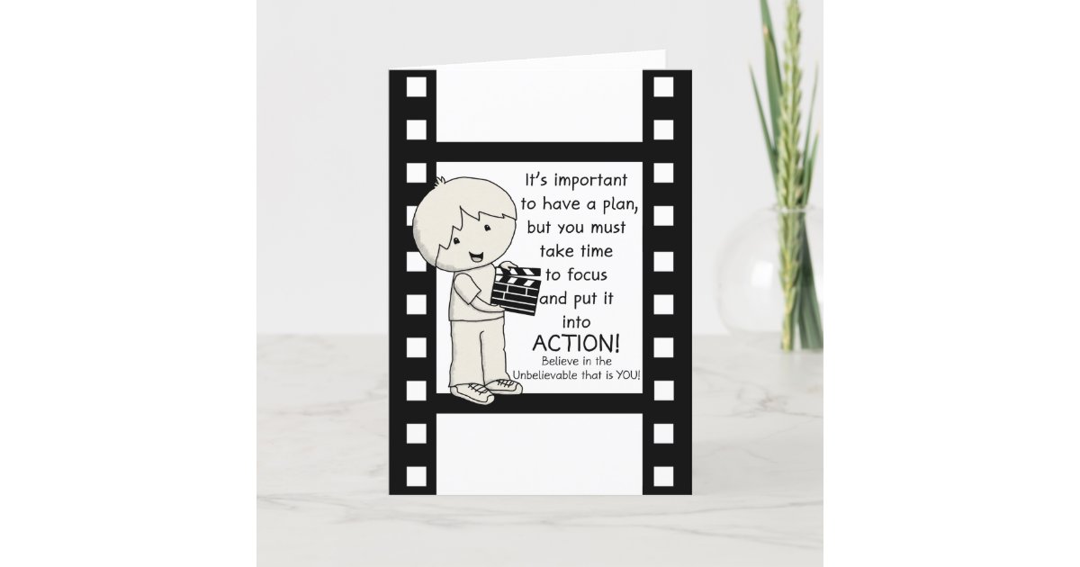 Action Thank You Card | Zazzle