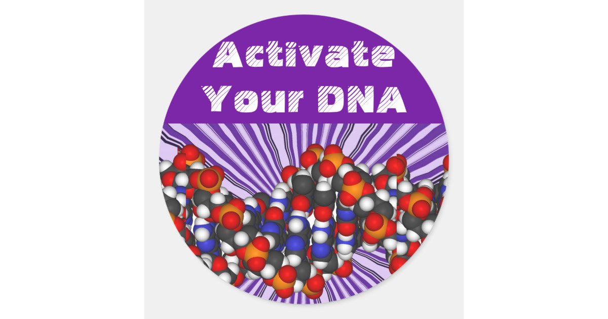 Activate your DNA stickers | Zazzle