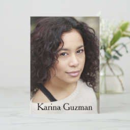 Actor Comp Cards | Zazzle