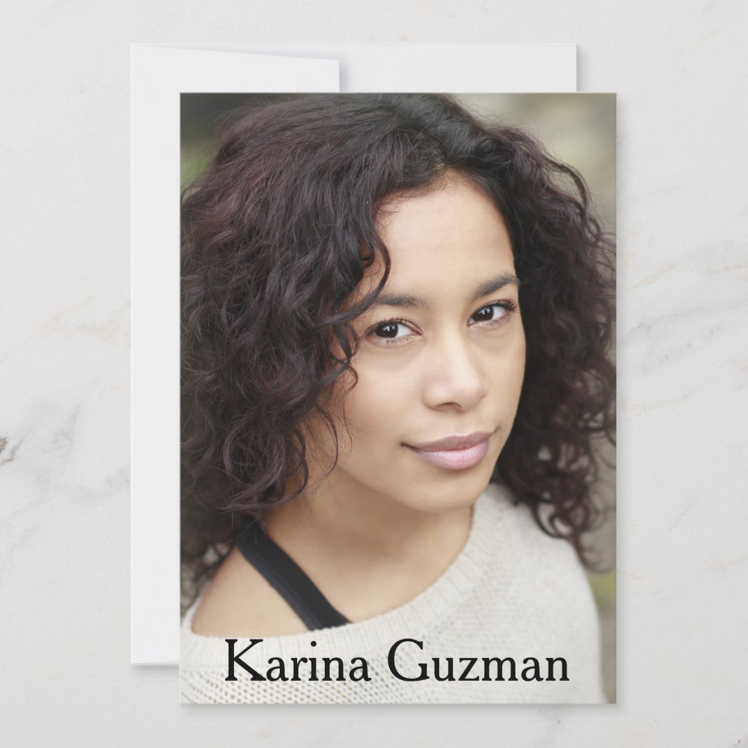 Actor Comp Cards | Zazzle