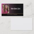 Actor Headshot Business Card | Zazzle